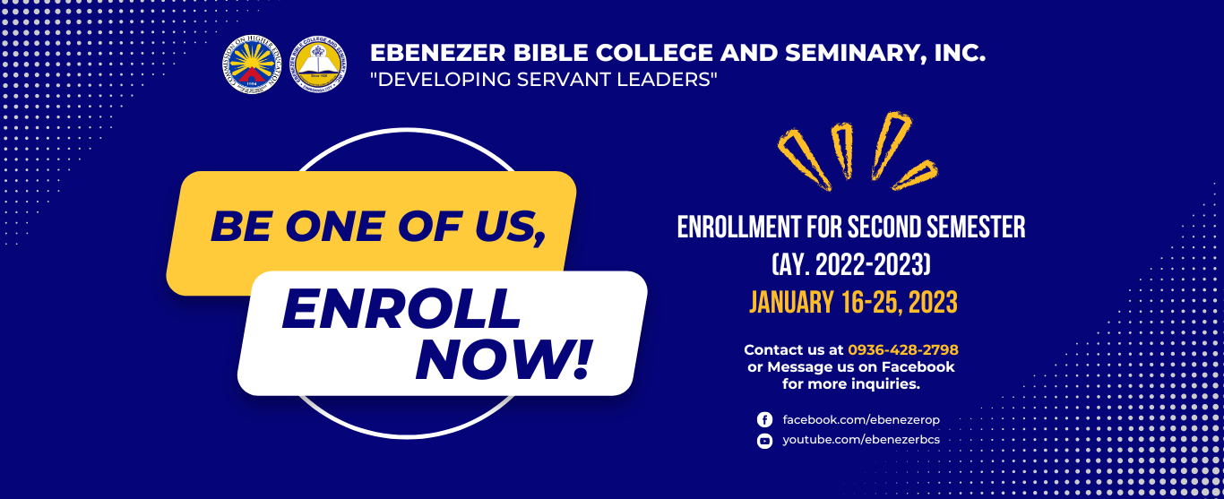 EBCS - Ebenezer Bible College and Seminary, Inc.